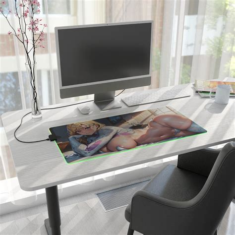Spider Gwen Thicc Anime Waifu Led Gaming Mouse Pad Etsy