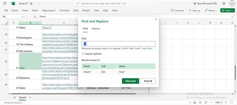 Fix Excel Find And Replace Not Working