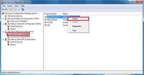 Configuring The Microsoft Sql Server Configuration Manager