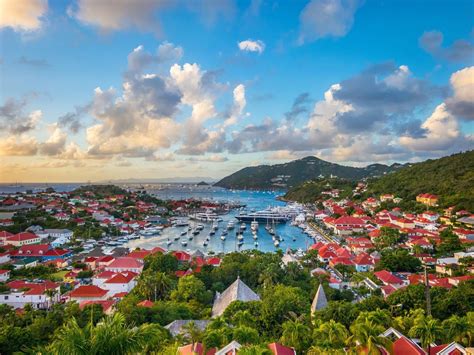 Saint Barthélemy Paysage Voyage Carte Plan