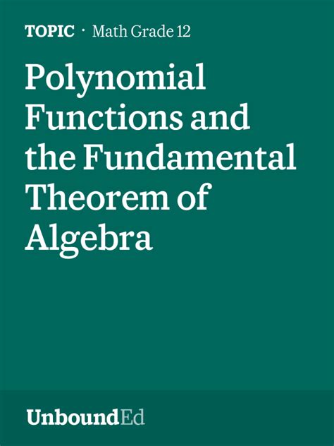 M3 Topic A Babes Extend Familiar Polynomial Identities Complex Numbers And Polynomial Func