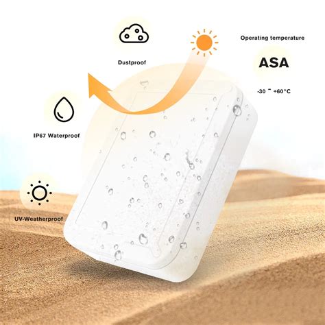 Wp15216 Ip67 Waterproof Plastic Enclosure Pole Mount Enclosure Iot Gateway Enclosure