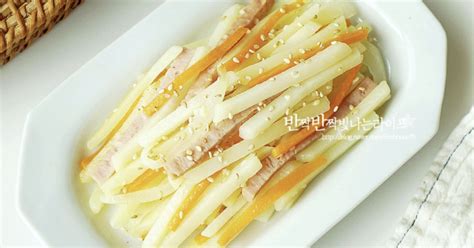 햄 감자채볶음 만드는법