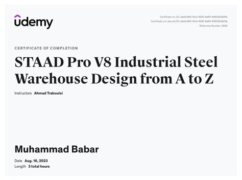 Muhammad Babar On Linkedin Udemy Course Completion Certificate