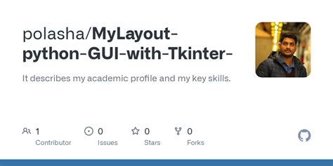 Github Polashamylayout Python Gui With Tkinter It Describes My