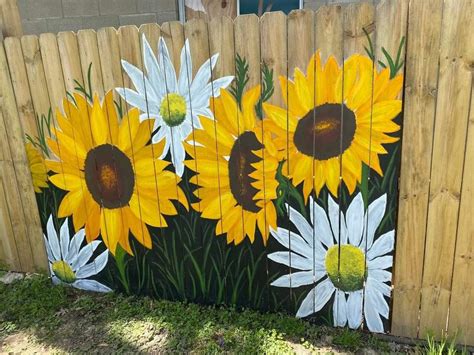 Murals Fence Poppies Artofit