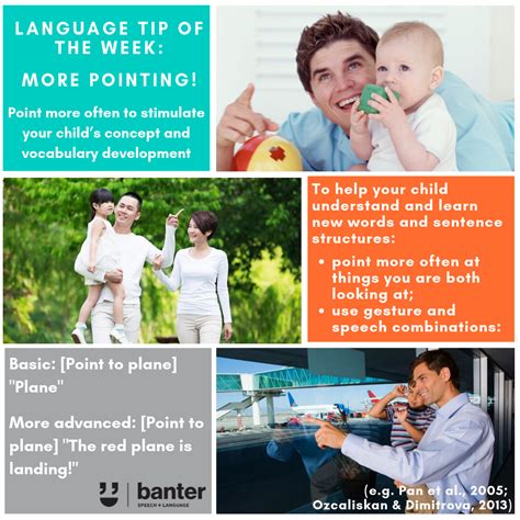 Language Tip Of The Week More Pointing Banter Speech And Language
