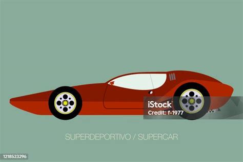 클래식 스포츠 카 사이드 뷰 플랫 디자인 스타일 완전히 편집 가능 0명에 대한 스톡 벡터 아트 및 기타 이미지 0명 개념