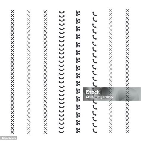 바느질 테두리 직물 재봉틀 솔기 재봉틀 은 지그재그 라인을 스티치 무한에 대한 스톡 벡터 아트 및 기타 이미지 무한 바느질하기 0명 Istock
