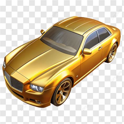 윤기 나는 금색 3d 럭셔리 자동차 사진 자동차 3d 고급차 Png 일러스트 및 이미지 에 대한 무료 다운로드 Pngtree