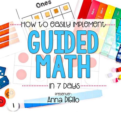 Implement Guided Math In 7 Days