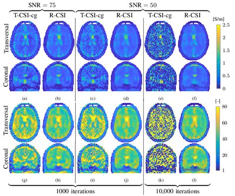 Noise Sensitivity The Reconstructions Of T Csi Cg And R Csi After 1000 Download Scientific
