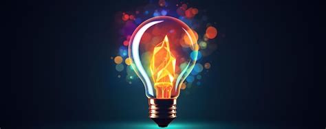 Premium Photo Glowing Lightbulb Symbolizing Creativity Innovation And Ideas Concept Lightbulb
