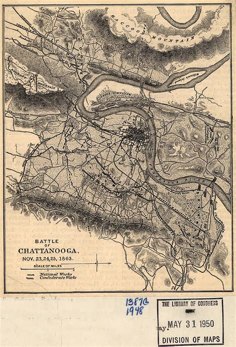 Battle Of Chattanooga Maps Relic Map Co