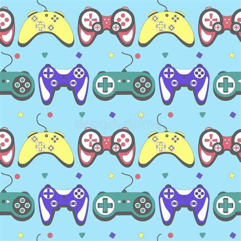 Retro Controller Pattern Stock Illustrations 1 108 Retro Controller Pattern Stock