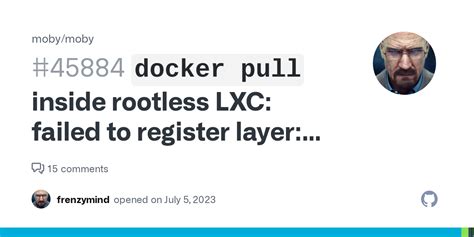 `docker Pull` Inside Rootless Lxc Failed To Register Layer Applylayer