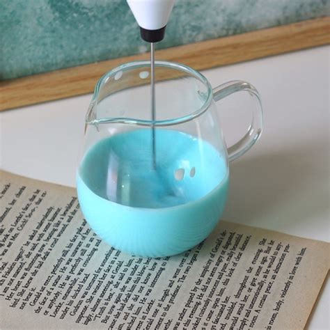 블루라떼 만들기