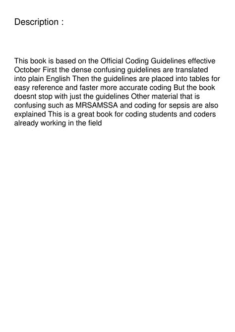 Ppt Ebook Download Icd 10 Cm Coding Guidelines Made Easy 2019 Ppt Ebook Download Icd 10 Cm Coding Guidelines Made Easy 2019