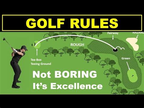 Golf Rules For Beginner Beauty Of Golf Explained