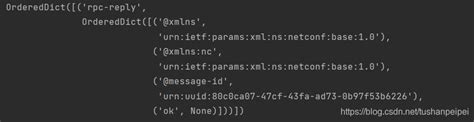 使用python调用netconf进行配置python Netconf Csdn博客