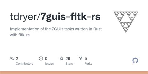 github tdryer 7guis fltk rs implementation of the 7guis tasks written in rust with fltk rs