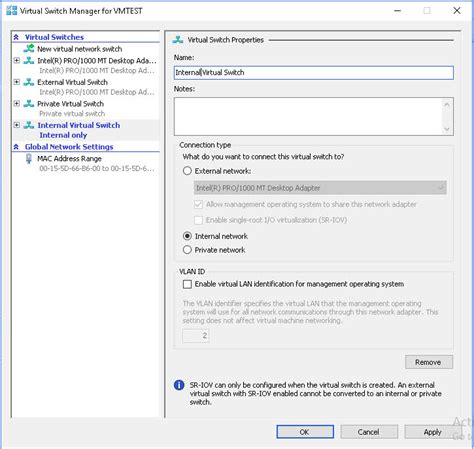 solved how do i configure different vlan in hyper v using virtual