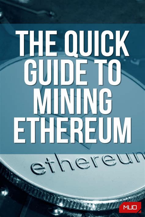 The Quick Guide To Mining Ethereum Artofit