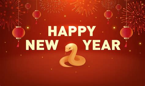 Spring Festival Background Design To Celebrate The Year Of The Snake