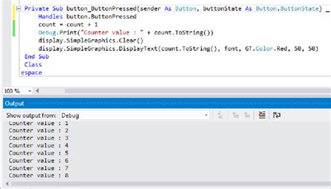 Writing Text And Variables To The Debug Window Setting A Breakpoint Download Scientific Diagram