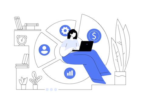 Premium Vector Balanced Scorecard Abstract Concept Vector Illustration