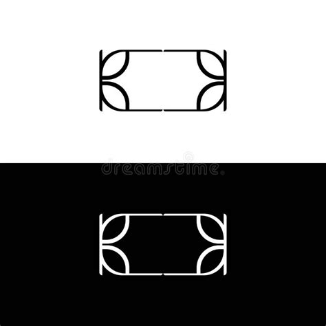 Rectangle Vector Logo Template Design Stock Vector Illustration Of Corporate Graphic 288845119