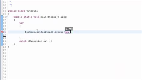 Java Tutorial How To Open A Link Using Your Favorite Web Browser 60