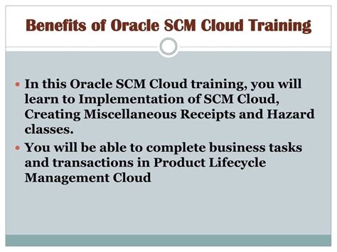 Ppt What Will Participants Learn In Oracle Scm Cloud Training Powerpoint Presentation Id