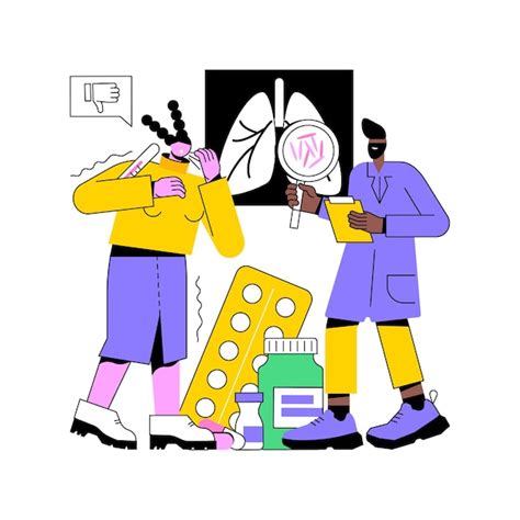 Premium Vector Tuberculosis Abstract Concept Vector Illustration