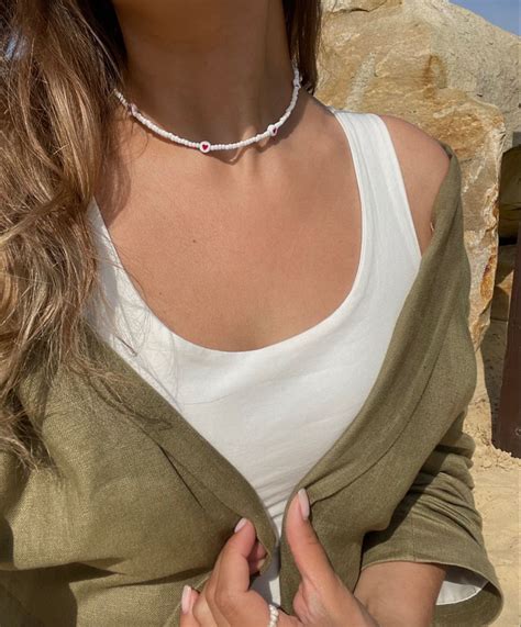 Чокер бисер лето в 2024 г Чокер Летние браслеты Бисерные украшения