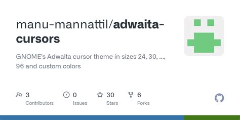 Github Manu Mannattiladwaita Cursors Gnomes Adwaita Cursor Theme In Sizes 24 30 96