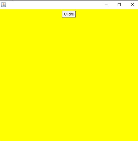 Changing Background Color Using ActionListener In JShell In Java