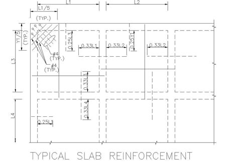 Slab Reinforcement Detail Autocad Drawing Dwg Files