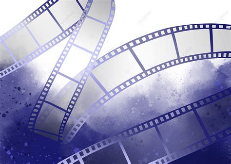 Синяя акварель градуированная кино пленка фон, синий, акварель ...