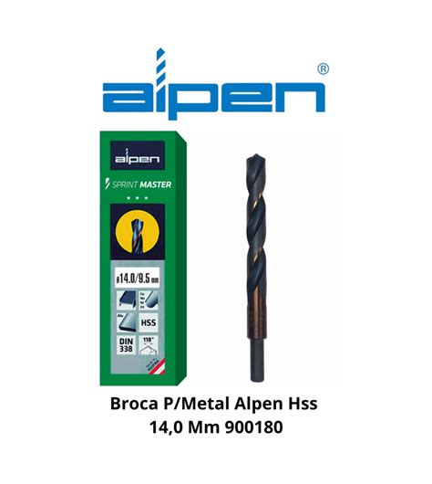 Broca P Metal Alpen Ecef Hss 14 0 Mm 900180 461400 Socodima Cl