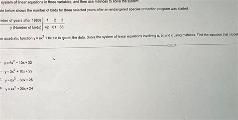 [answered] System Of Linear Equations In Three Variables And Then Use Kunduz