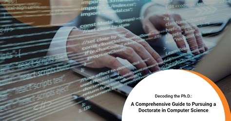 ph d in computer science a comprehensive guide