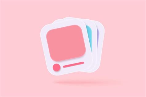 3d 소셜 미디어 온라인 플랫폼 개념 응용 프로그램에 대한 온라인 소셜 커뮤니케이션 하트와 사랑 이모티콘 아이콘이 있는 사진