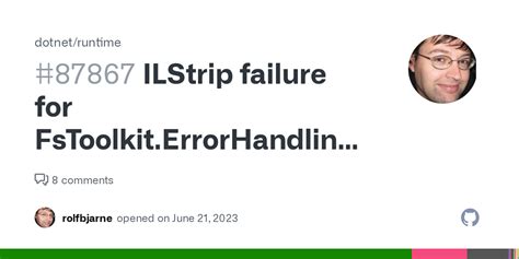 Ilstrip Failure For Fstoolkit Errorhandling Must Be Of Type Cilstrip Mono Cecil Typereference