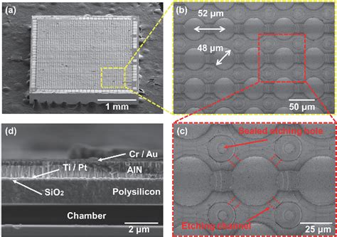 Figure 1 From High Fill Factor Array Of Piezoelectric Micromachined