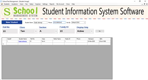 Student Management Software In Excel Archives Student Management System