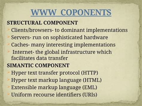 vijay mishra teleconferencing world wide web pptx