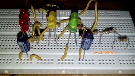 Making Traffic Lights Using 555 IC Electronics Hotspot