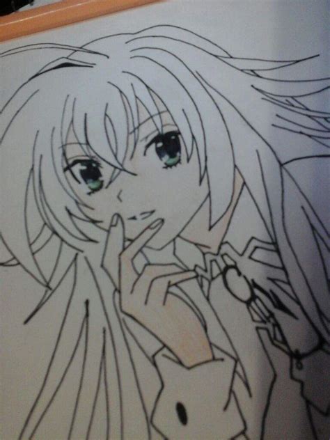 🎨 Dibujo Rias Gremory Tutorial •anime• Amino