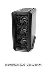 Modern Black Computer System Unit Isolated Stock Photo 2383210293 Shutterstock